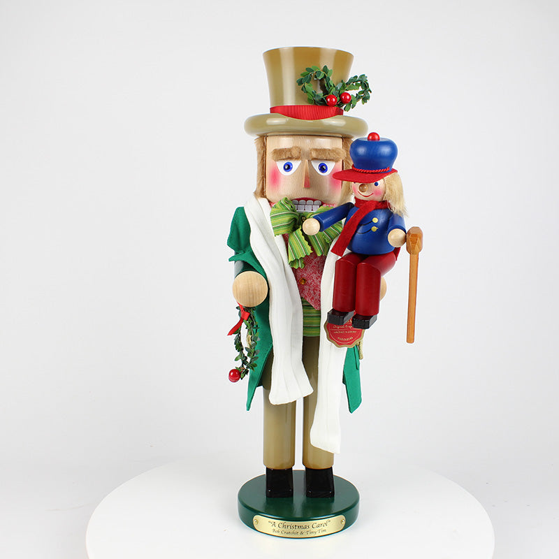 Big NC Bob Cratchit with Tiny Tim | Steinbach Nutcracker – Official ...